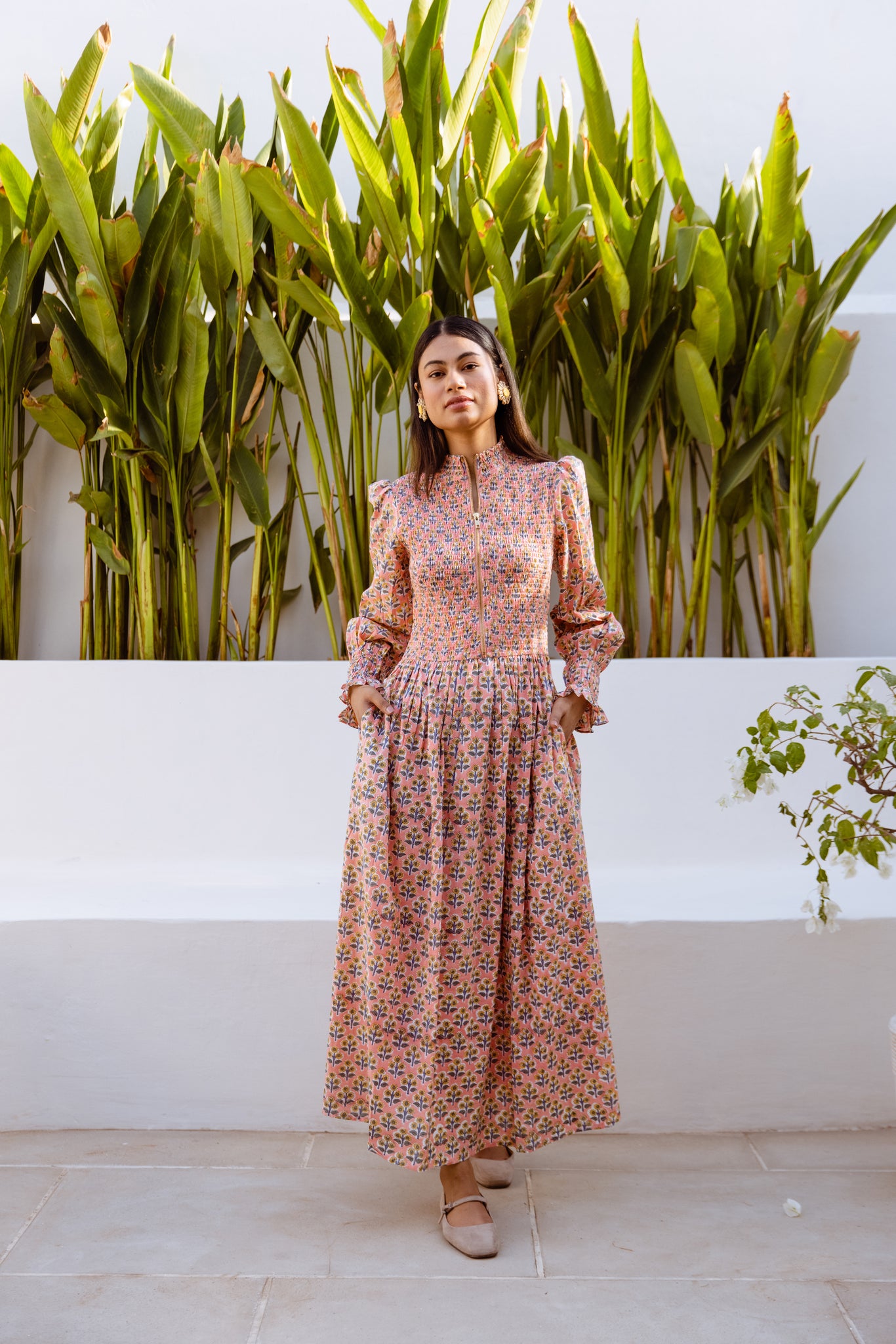 The Caro - Coral Print– HappyCabbageLondon