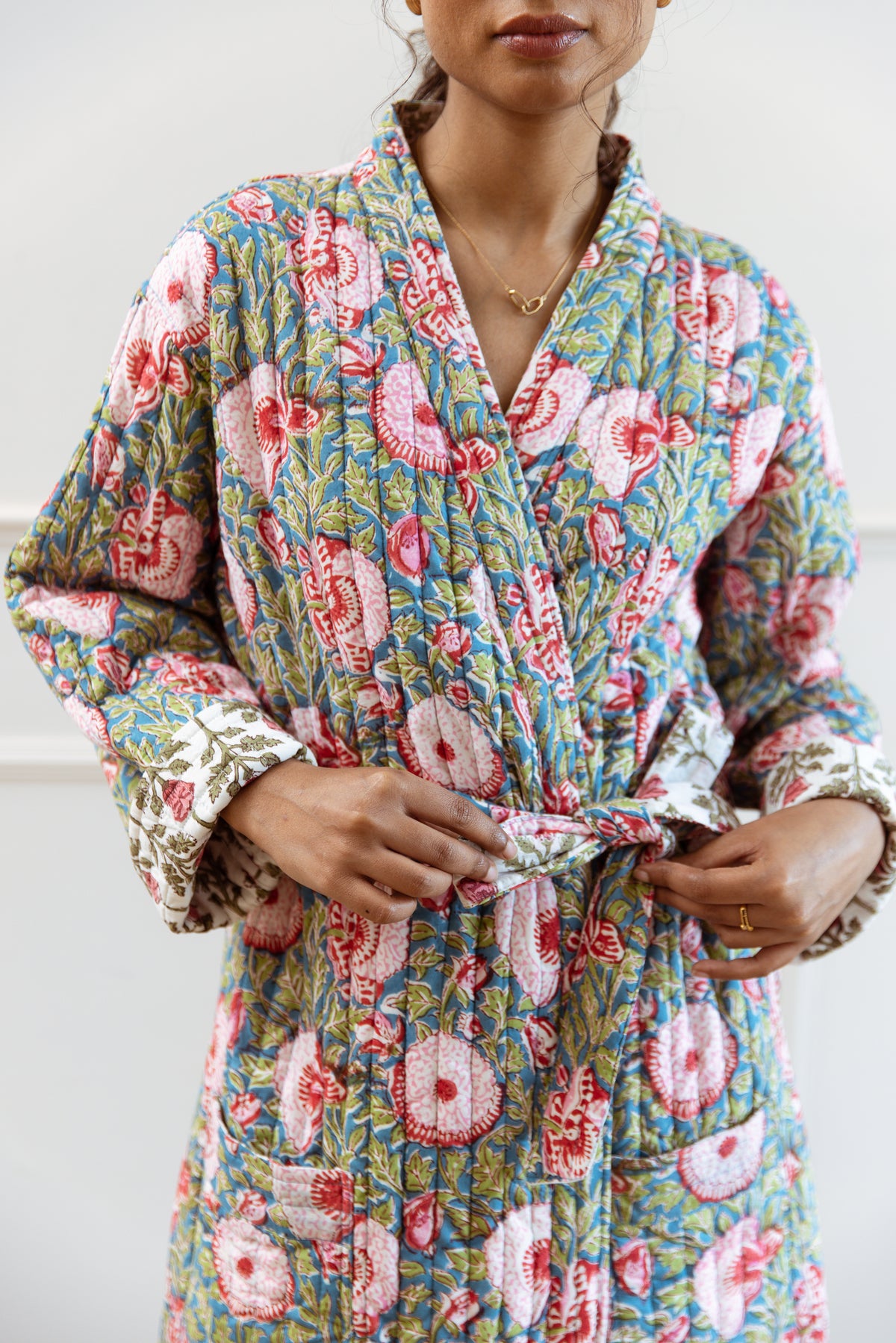Luxury Quilted Cotton Robes– HappyCabbageLondon