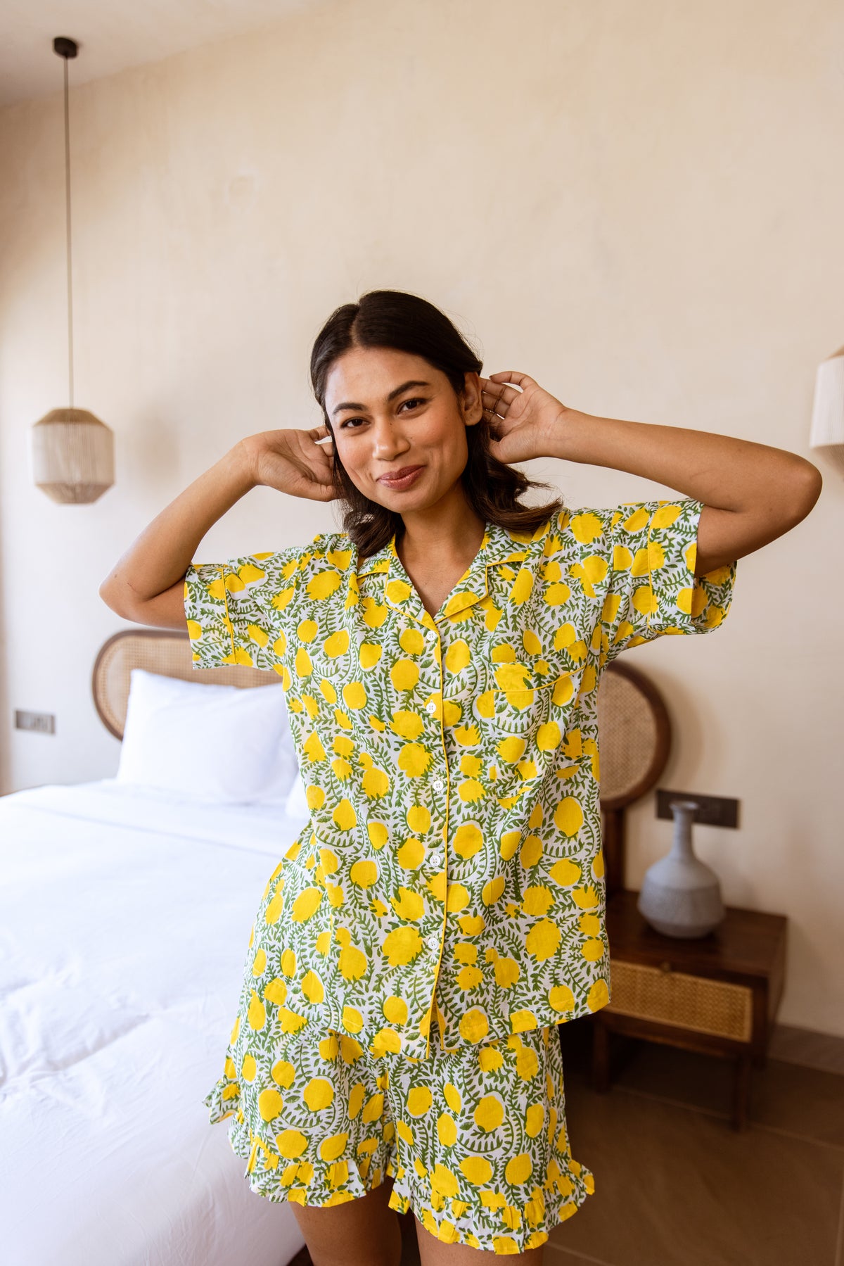 Short PJ Set - Lemons– HappyCabbageLondon