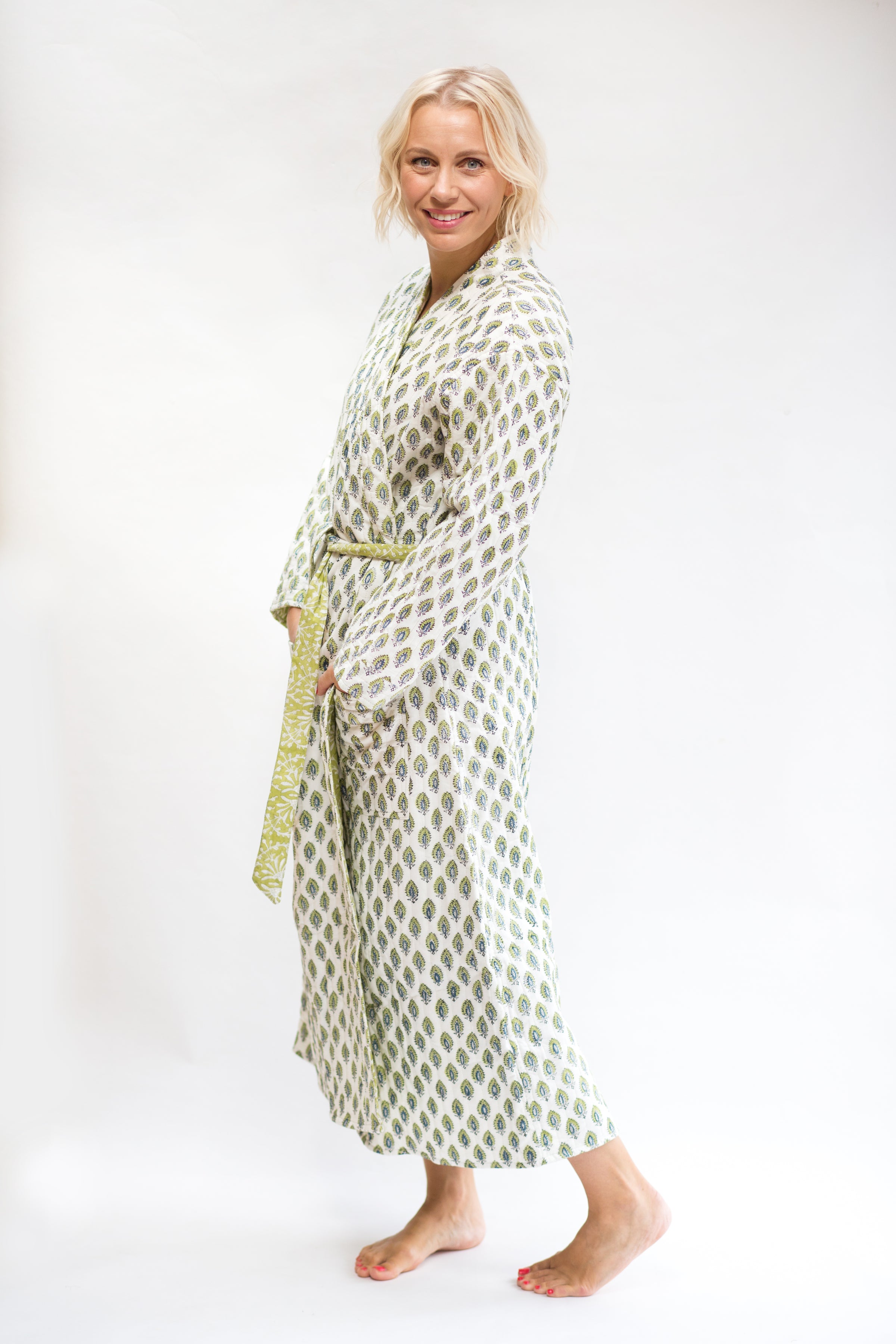 Luxury Quilted Cotton Robes– HappyCabbageLondon