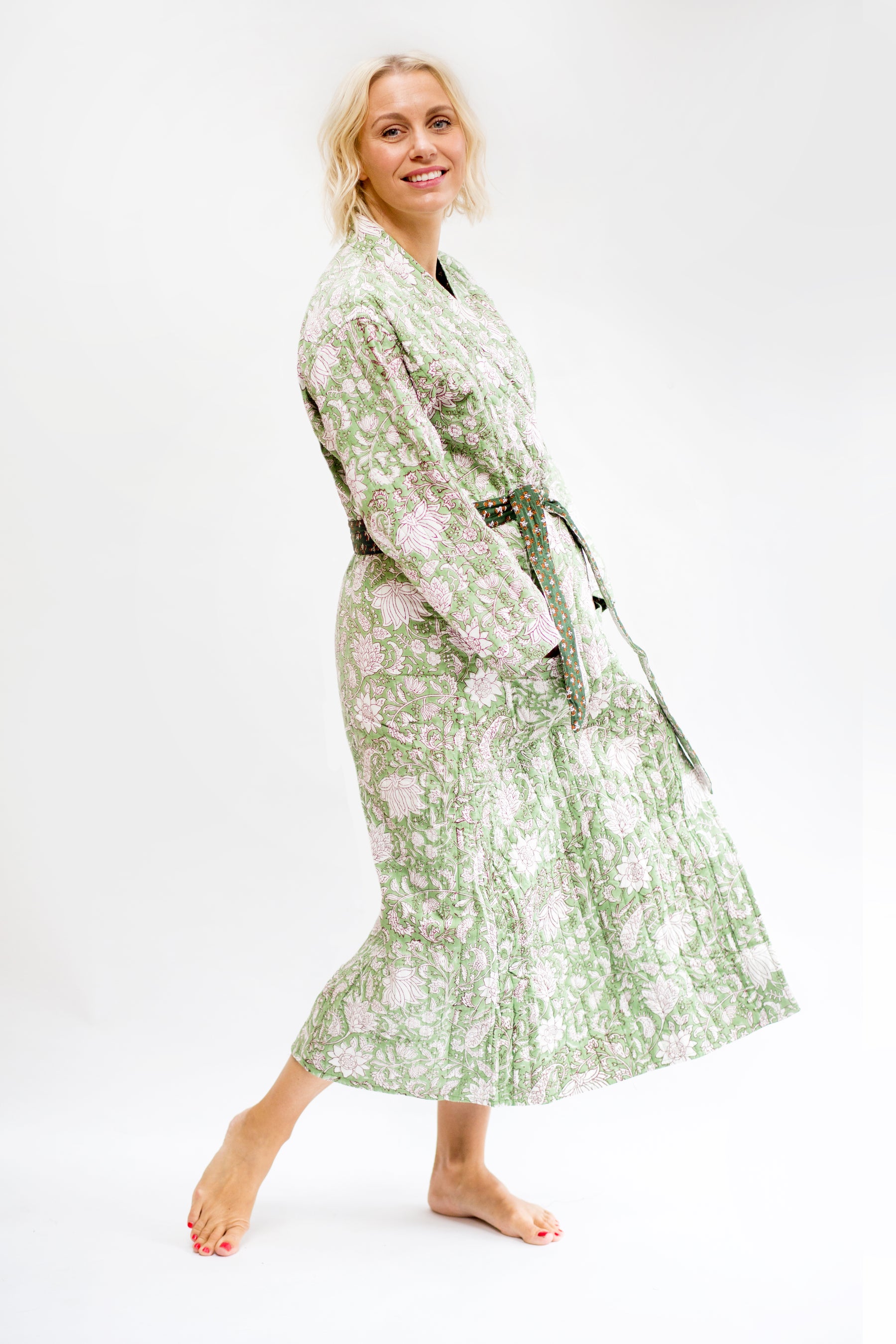 Luxury Quilted Cotton Robes– HappyCabbageLondon