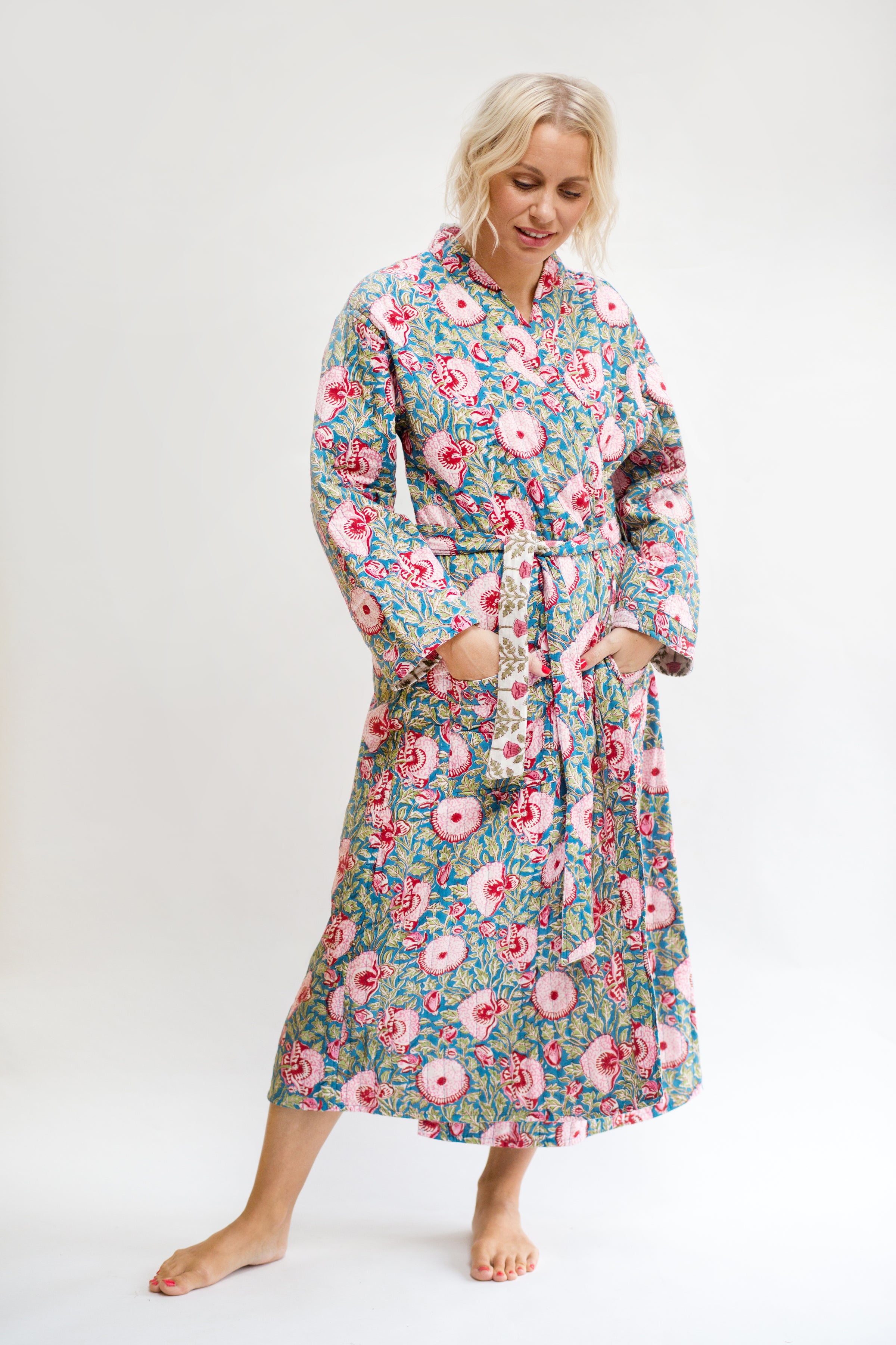 Luxury Quilted Cotton Robes– HappyCabbageLondon