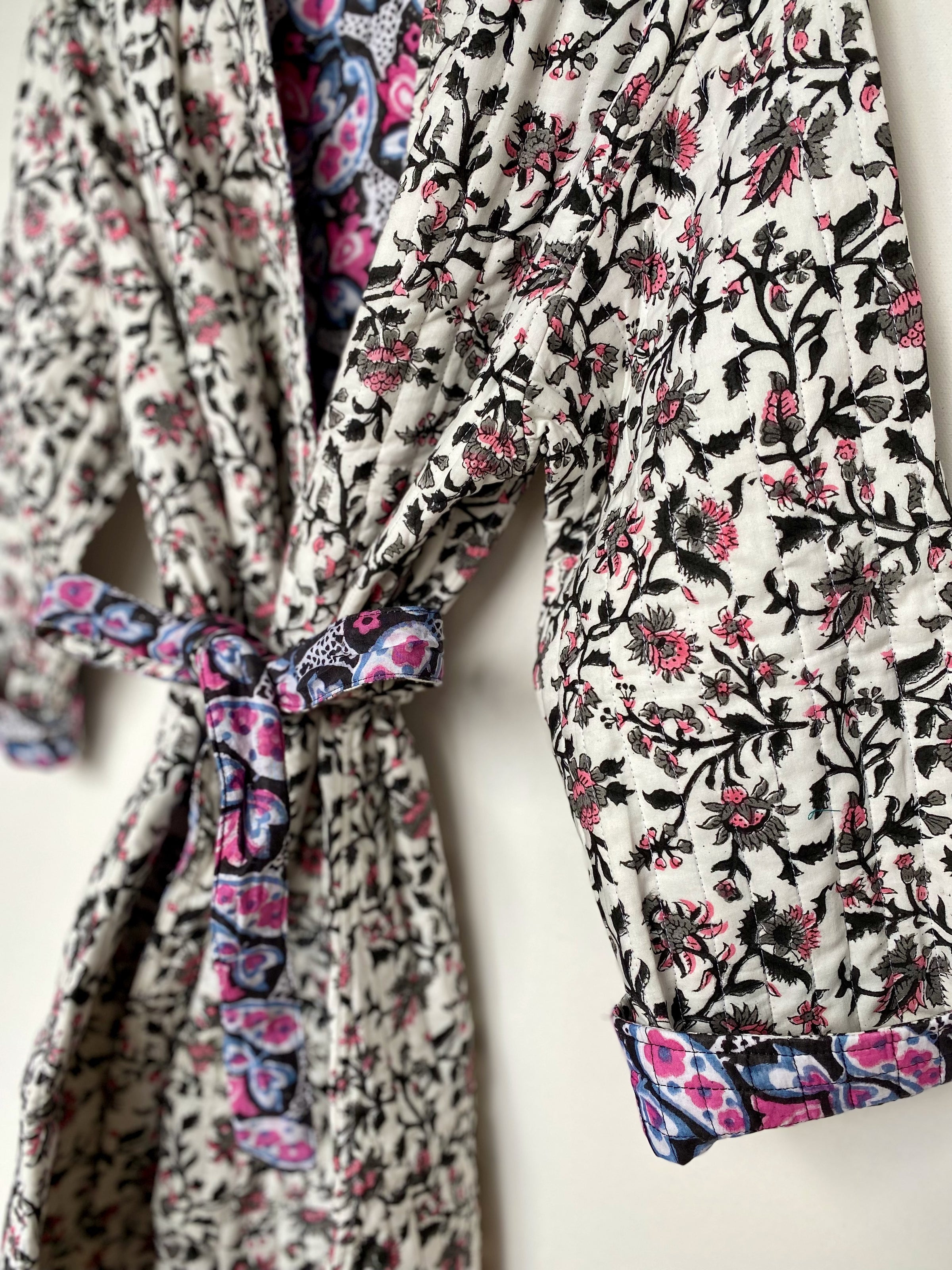 Luxury Quilted Cotton Robes– HappyCabbageLondon